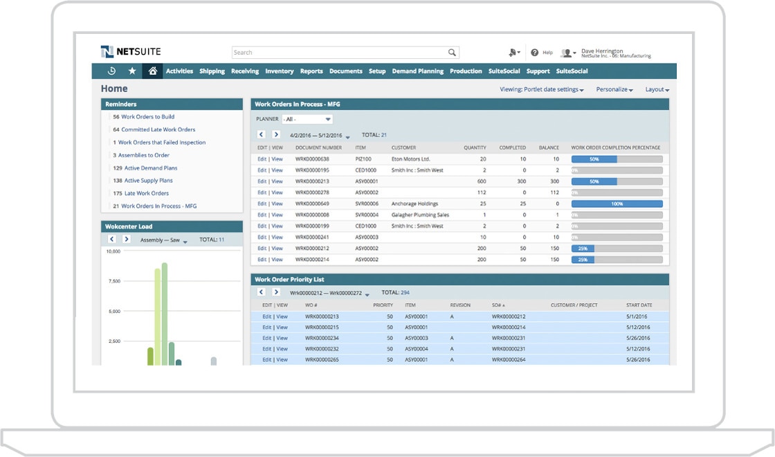 Work Order Management System | NetSuite